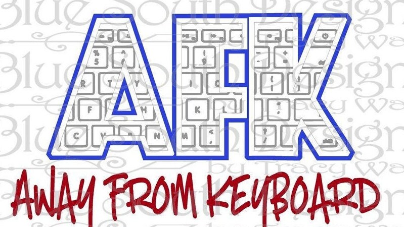 Away From Keyboard Svg Gaming Svg Gaming Sublimation Png | Etsy