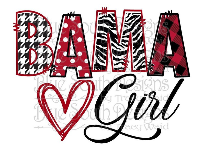 Bama Girl svg Alabama Girl svg design Cute Women's | Etsy