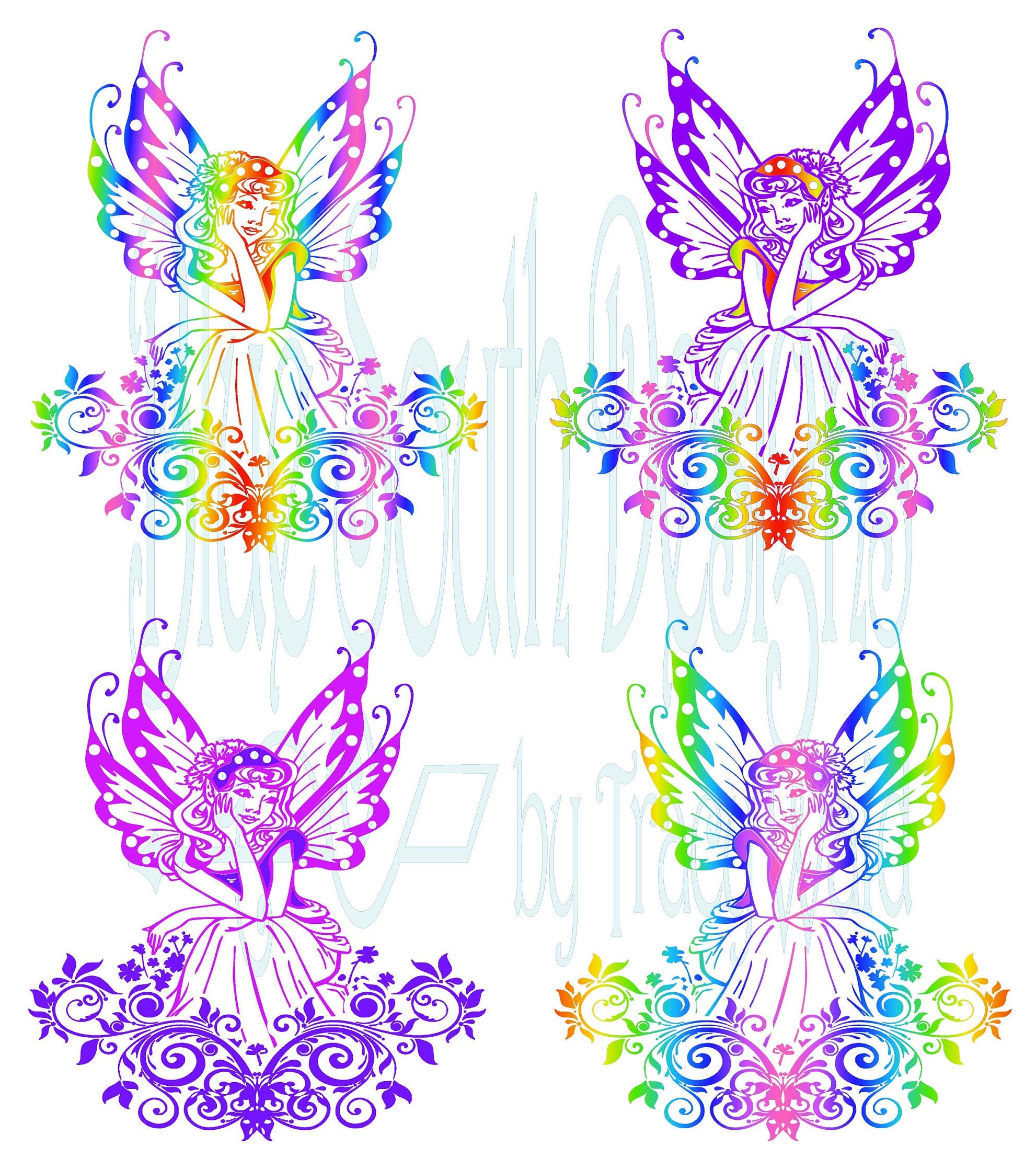 Fairy Svg Fairy Sublimation Png Beautiful Fairy Princess - Etsy