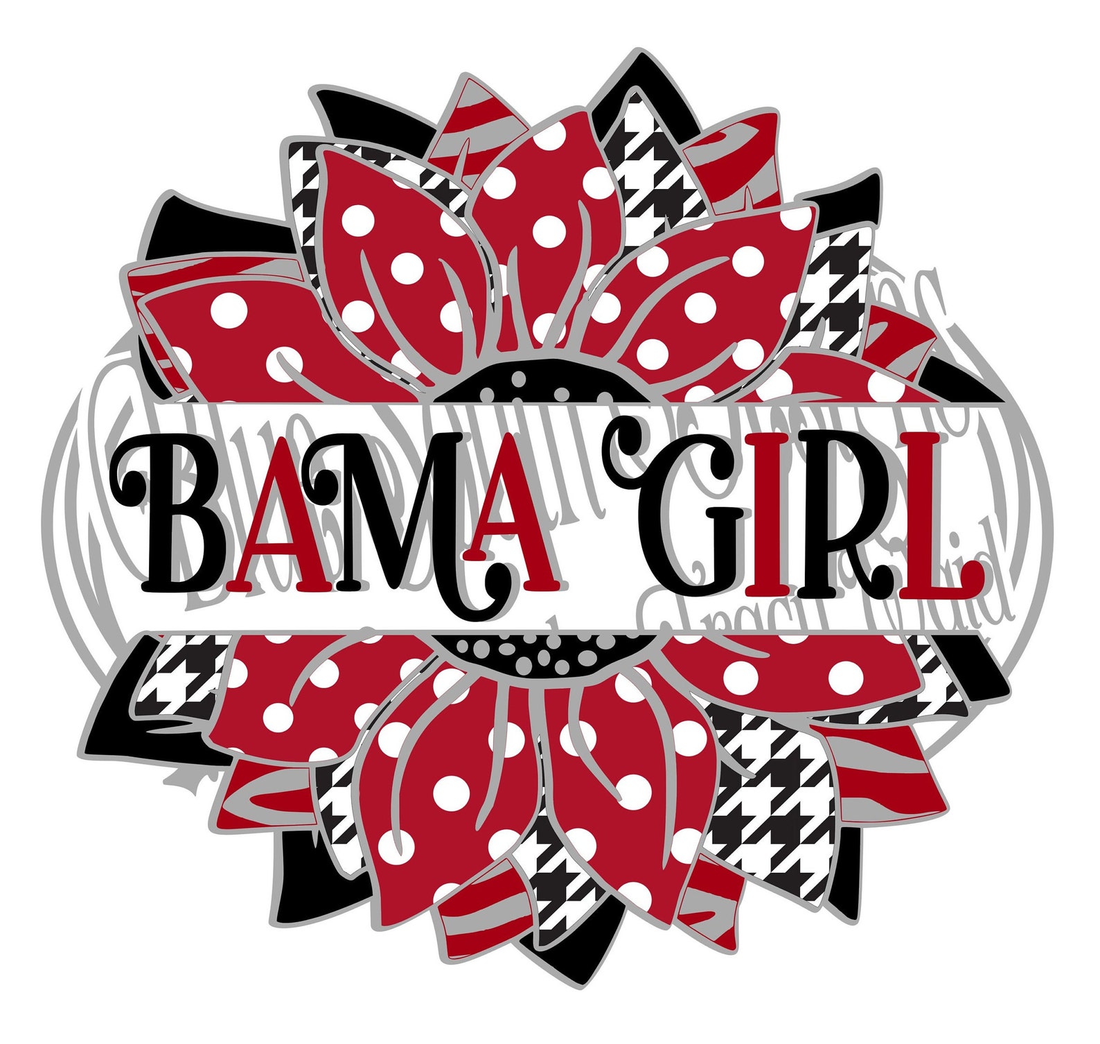 Bama Girl Sunflower SVG PNG: Alabama Tumbler Decal (digital File) - Etsy