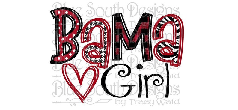 Bama Girl svg Alabama Girl svg design Cute Women's | Etsy