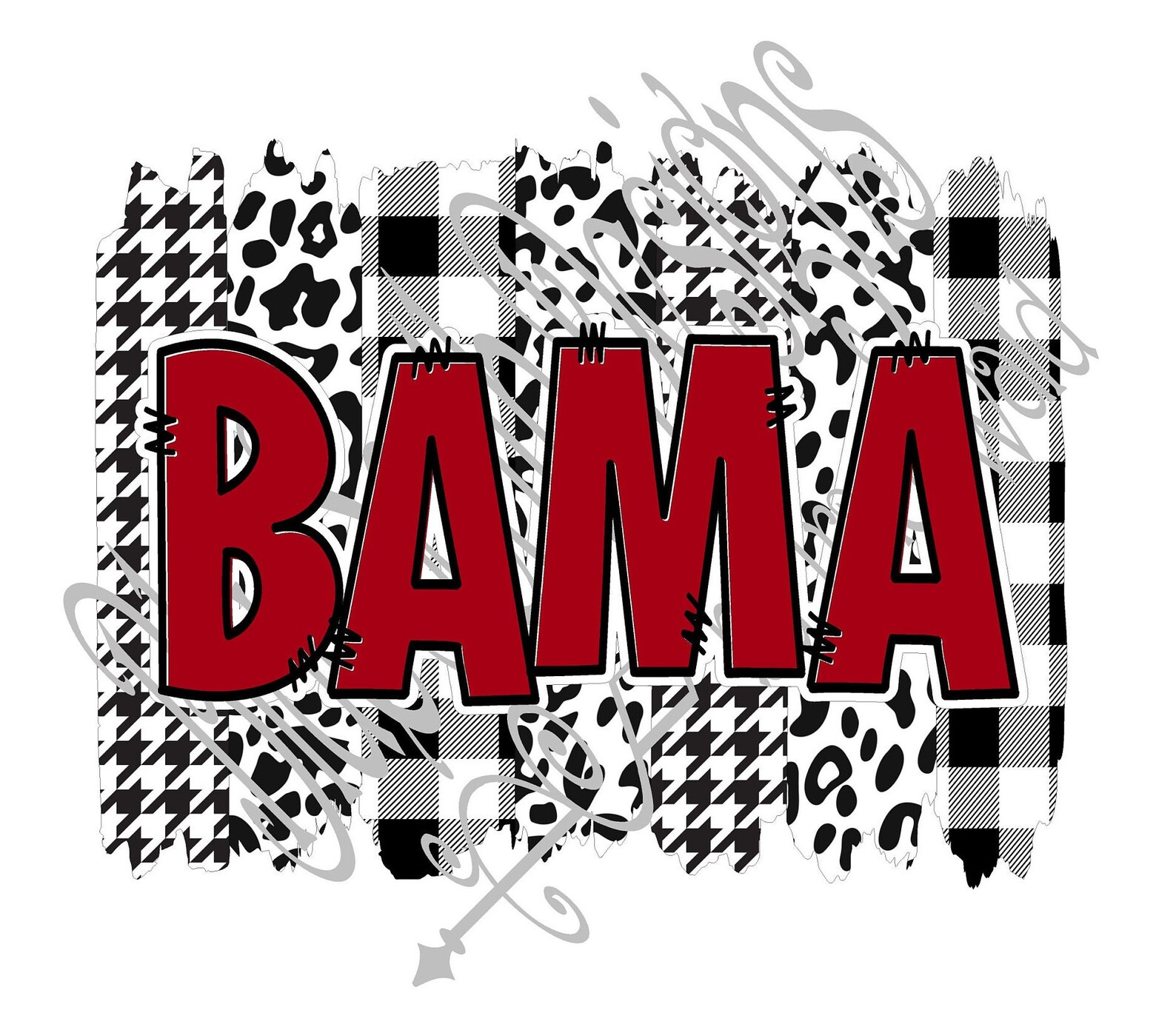 Bama Girl Brush Strokes SVG Bama Girl Brush Strokes - Etsy