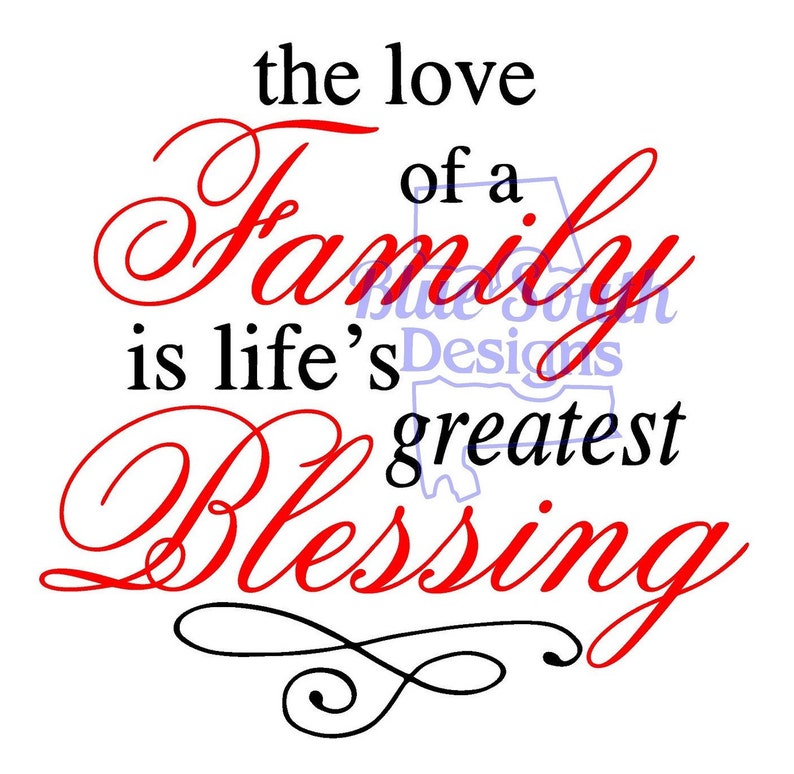 Family Blessing SVG: Home Decor Design (digital Download) - Etsy