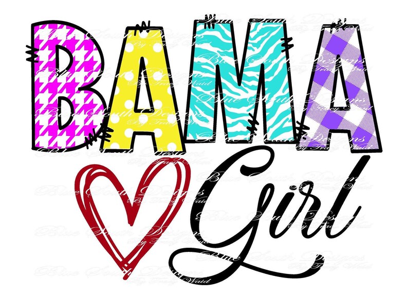 Bama Girl Svg Alabama Girl Svg Design Cute Women's - Etsy