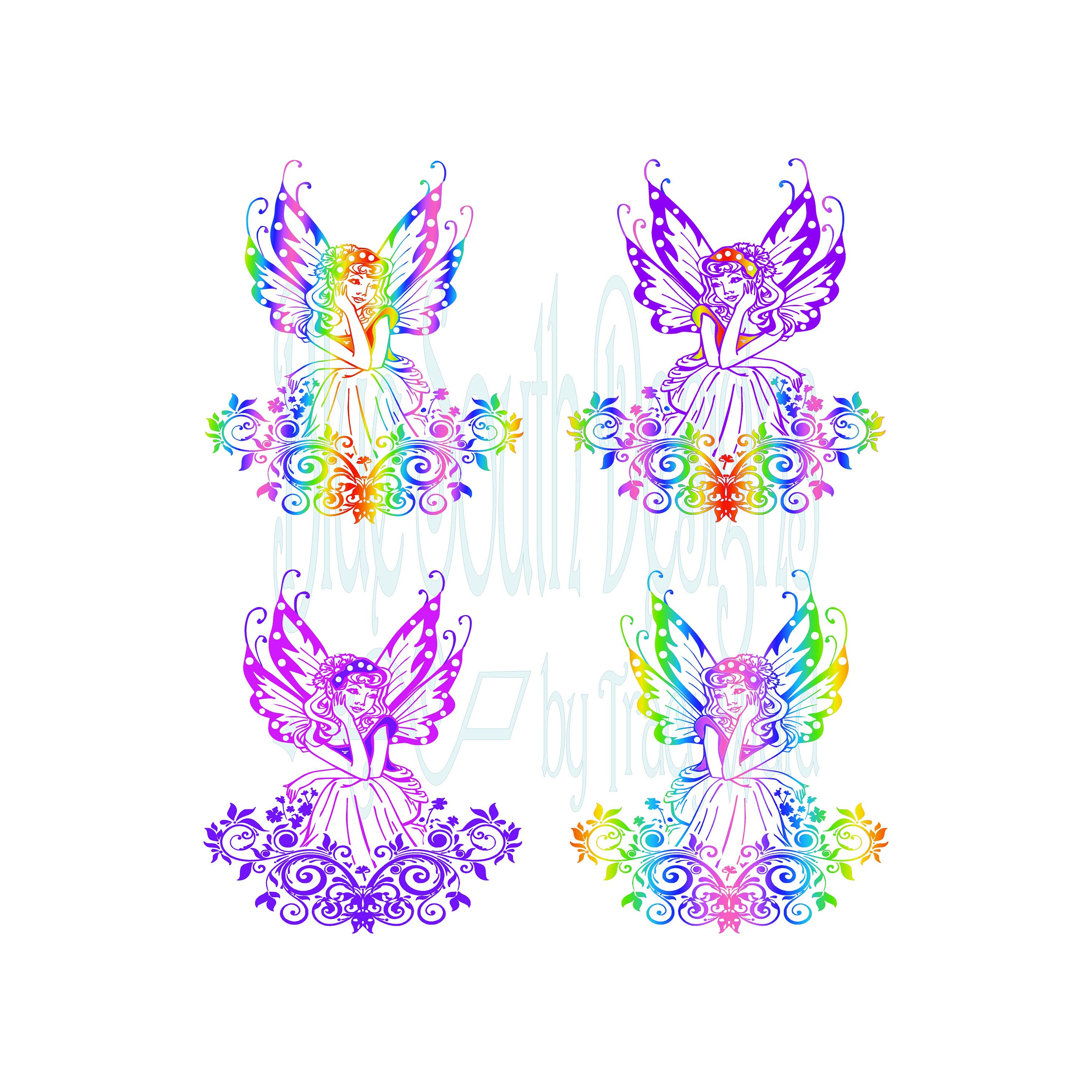 Fairy Svg Fairy Sublimation Png Beautiful Fairy Princess | Etsy