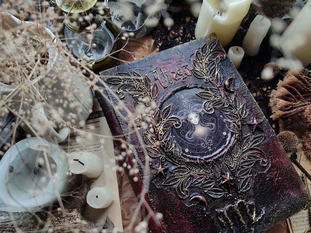 Charmed Book Grimoire Journal Book of Shadows Blank Spell Book ...