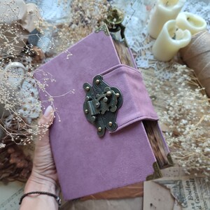 Aged Grimoires With Lock Book of Shadows Spelling Book Fairly Book ...