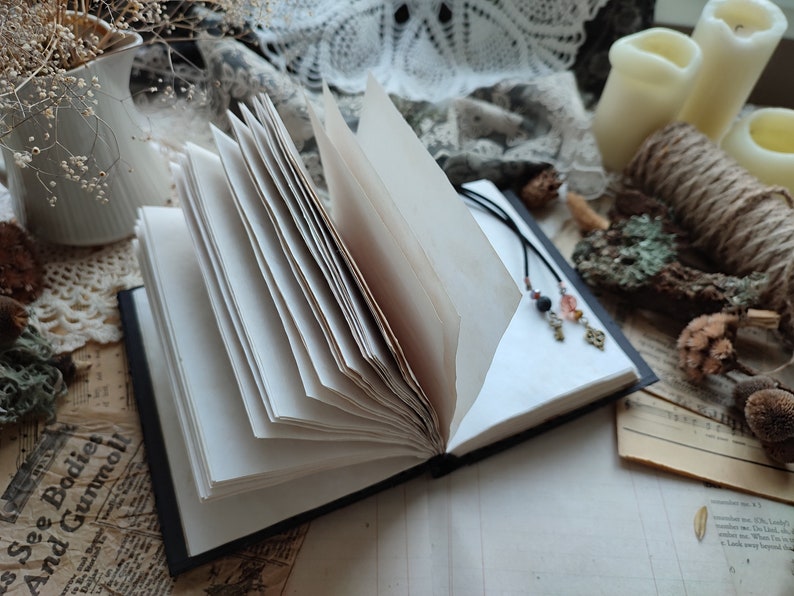 Grimoire Fairy Book Charmed Book of Shadows Travelers Notebook - Etsy