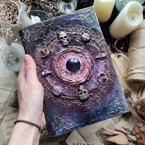 Gothic Diary Grimoire Journal Book of Shadows Blank Book Junk Journal ...