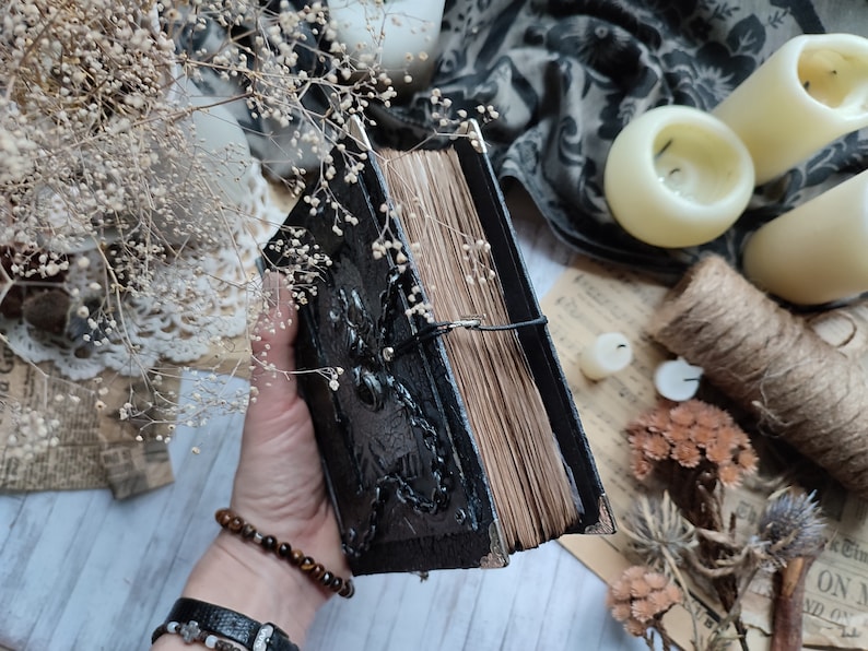 Gothic Diary Grimoire Custom Sketchbookbook of Shadows Spell - Etsy