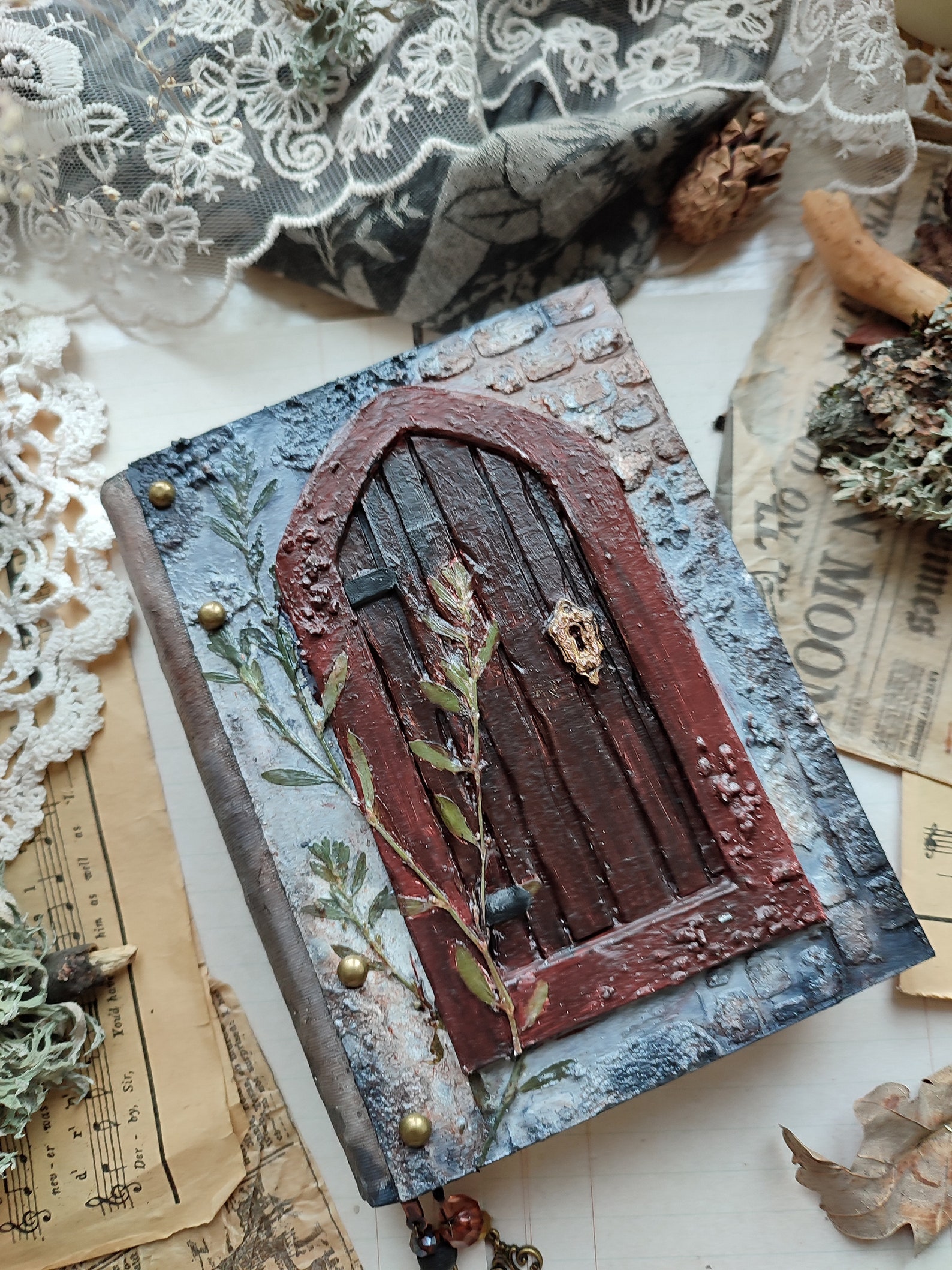 Grimoire Fairy Book Charmed Book of Shadows Travelers Notebook - Etsy