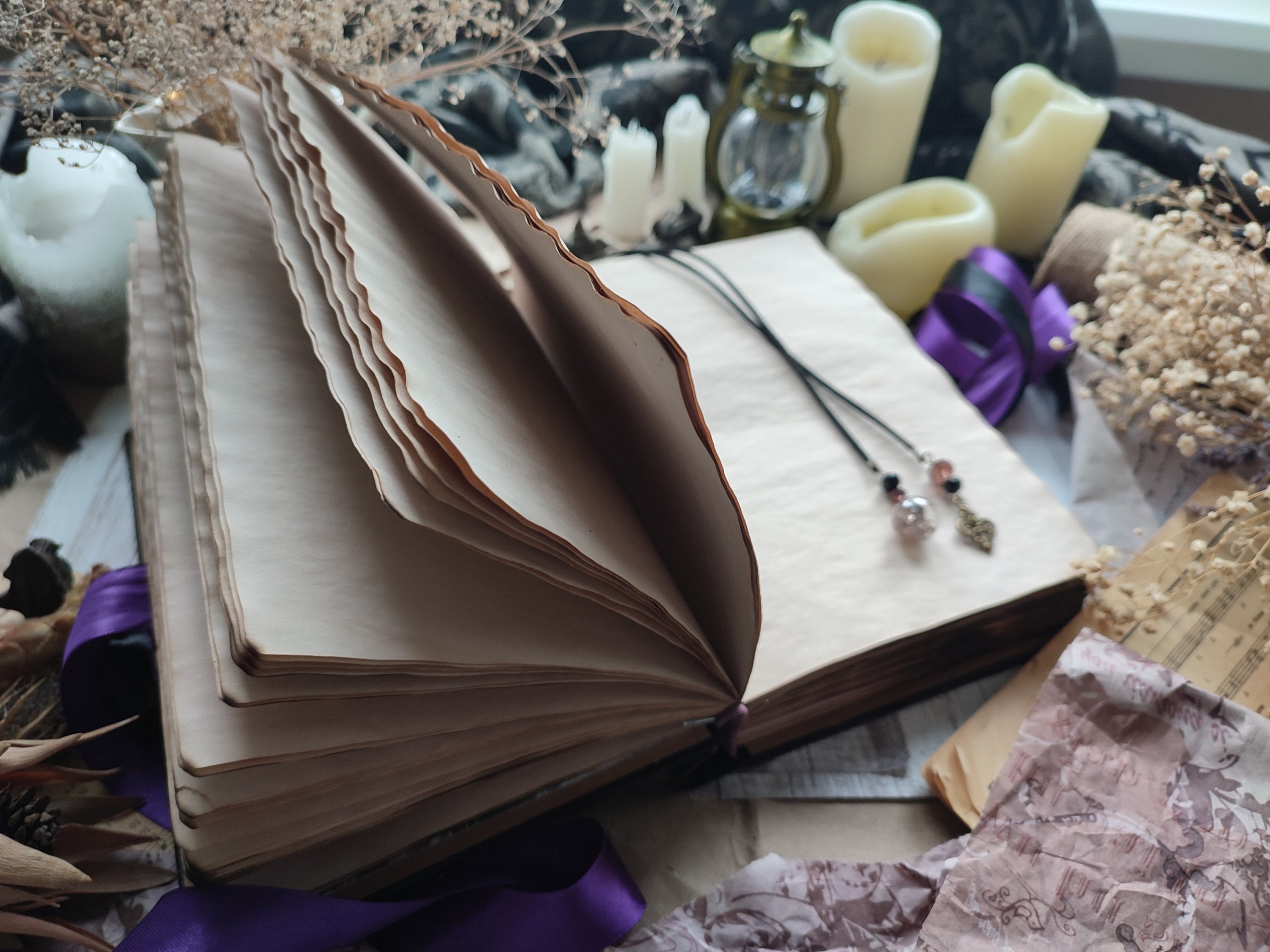Witch Journal Grimoire Journal Book of Shadows Spell Book Custom ...