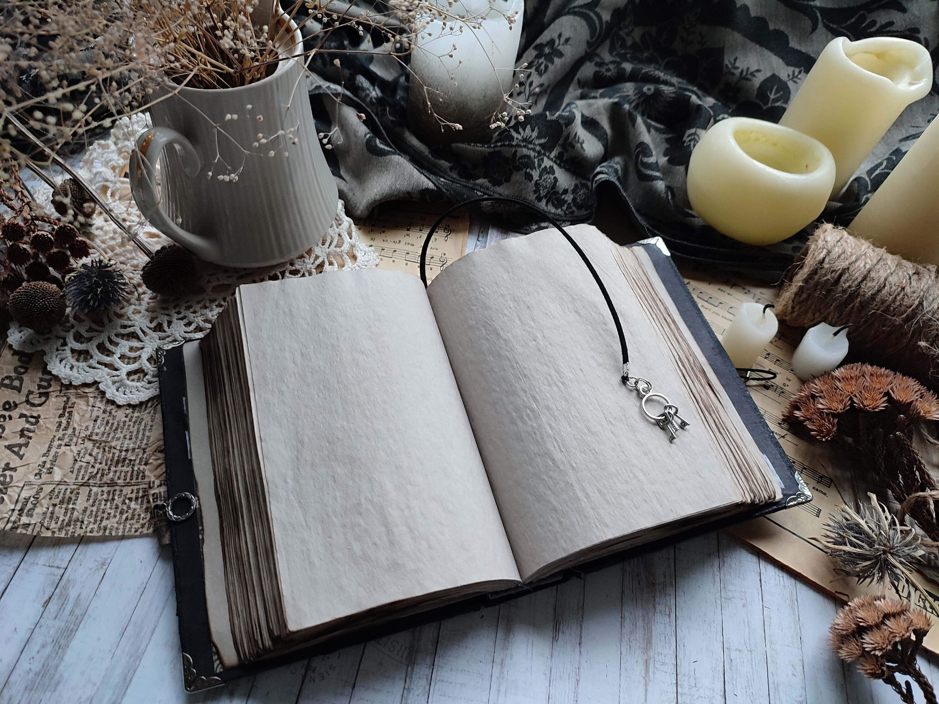 Gothic Diary Grimoire Custom Sketchbookbook of Shadows Spell - Etsy ...