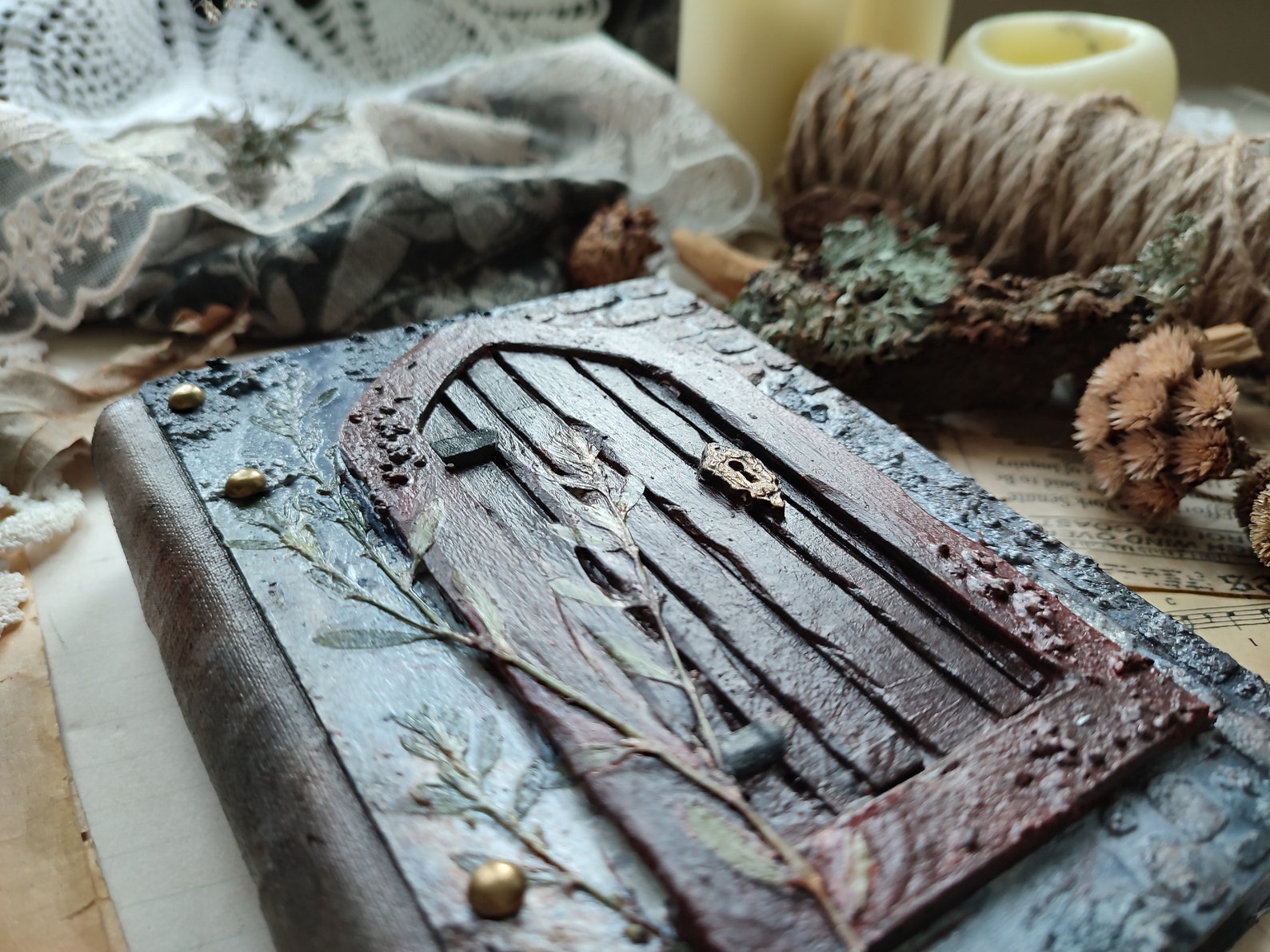 Grimoire Fairy Book Charmed Book of Shadows Travelers Notebook - Etsy