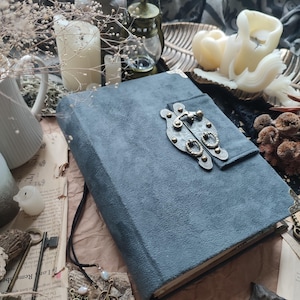 Aged Grimoires With Lock Book of Shadows Spelling Book Fairly Book ...