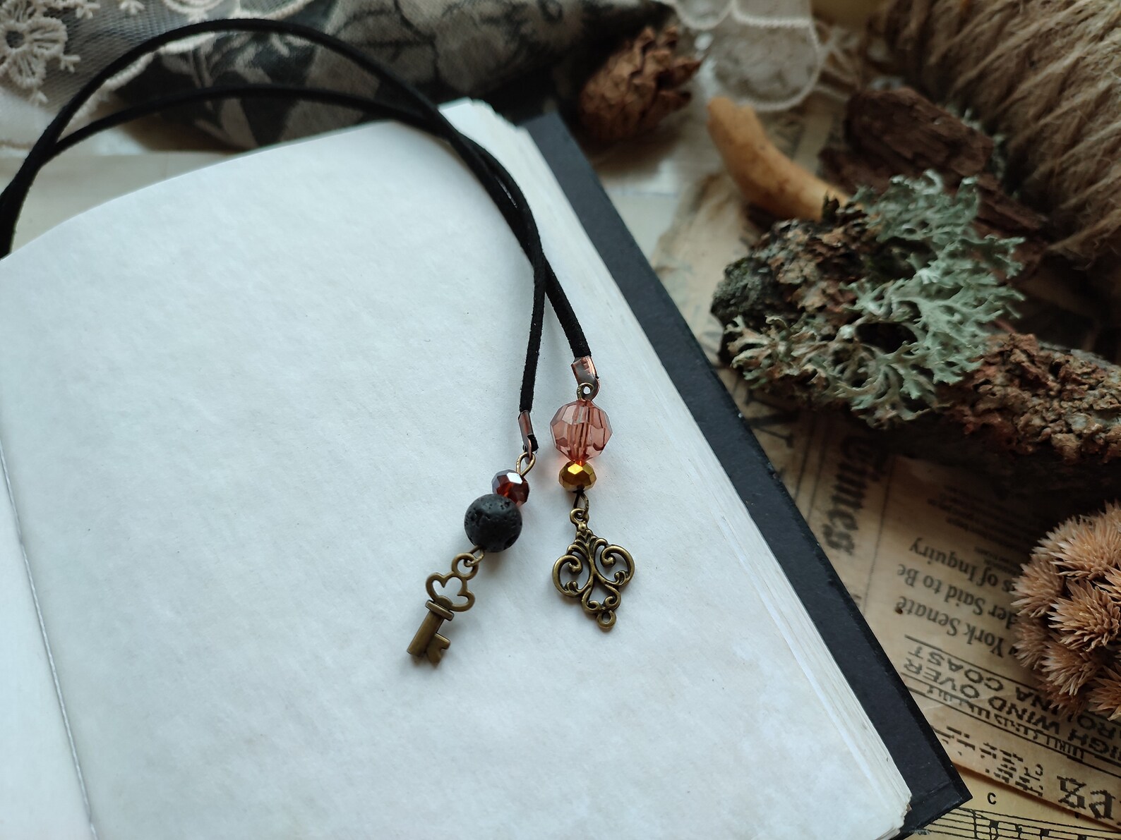 Grimoire Fairy Book Charmed Book of Shadows Travelers Notebook - Etsy