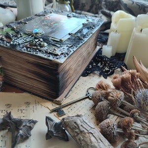 Witch Journal DND Book Junk Journal Handmade Spell Book Book of Shadows ...