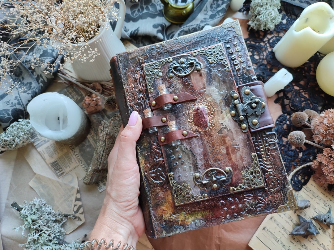 Grimoire Journal Charmed Book Custom Sketchbook Book of Shadows Spell ...