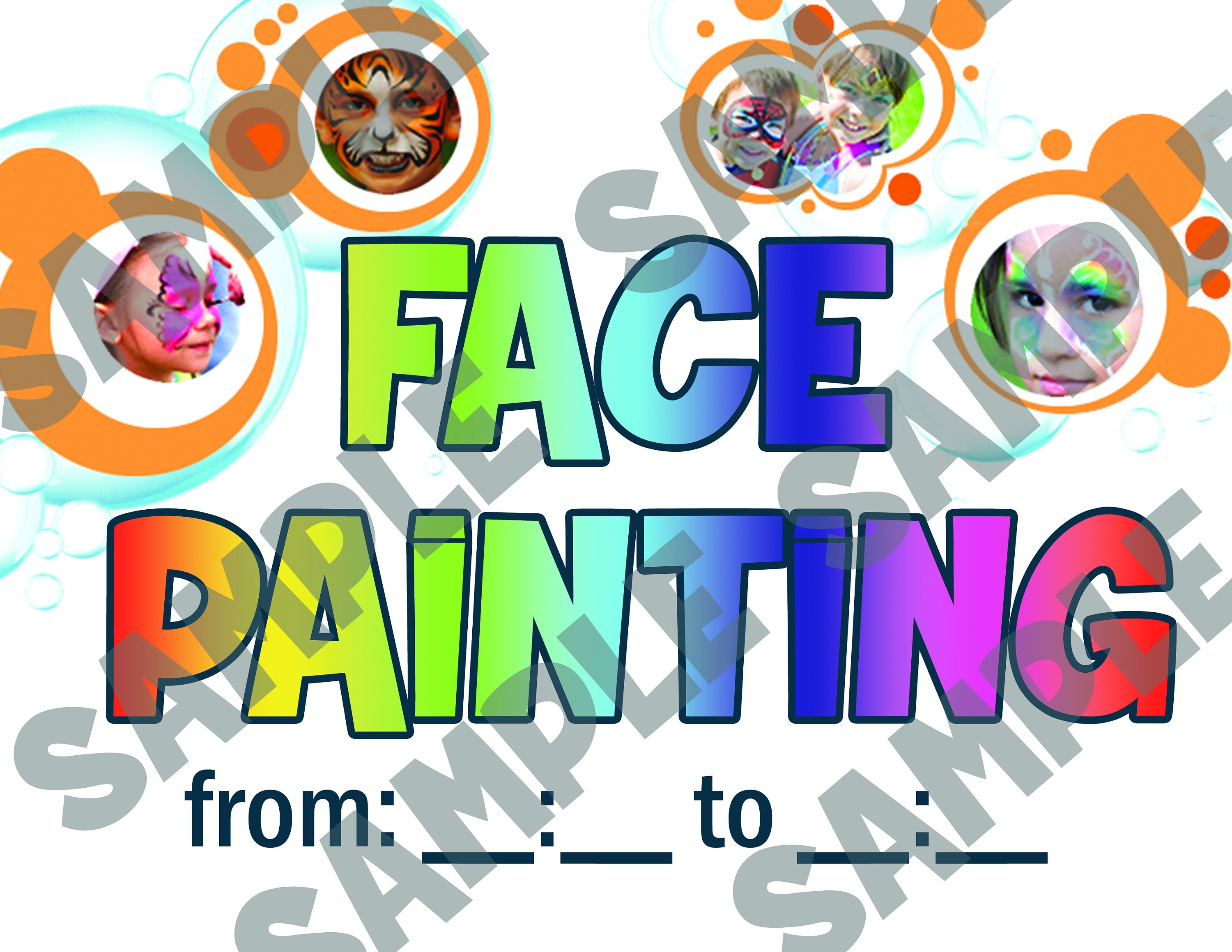 Face Painting Sign - Etsy