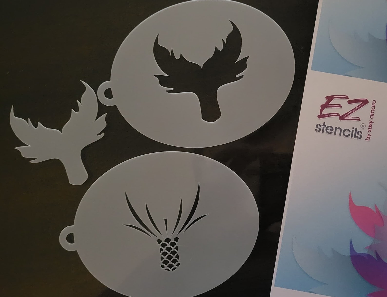 NEW: EZ Stencils - Mermaid Tail 3 Stencil Set for Face Painting and ...