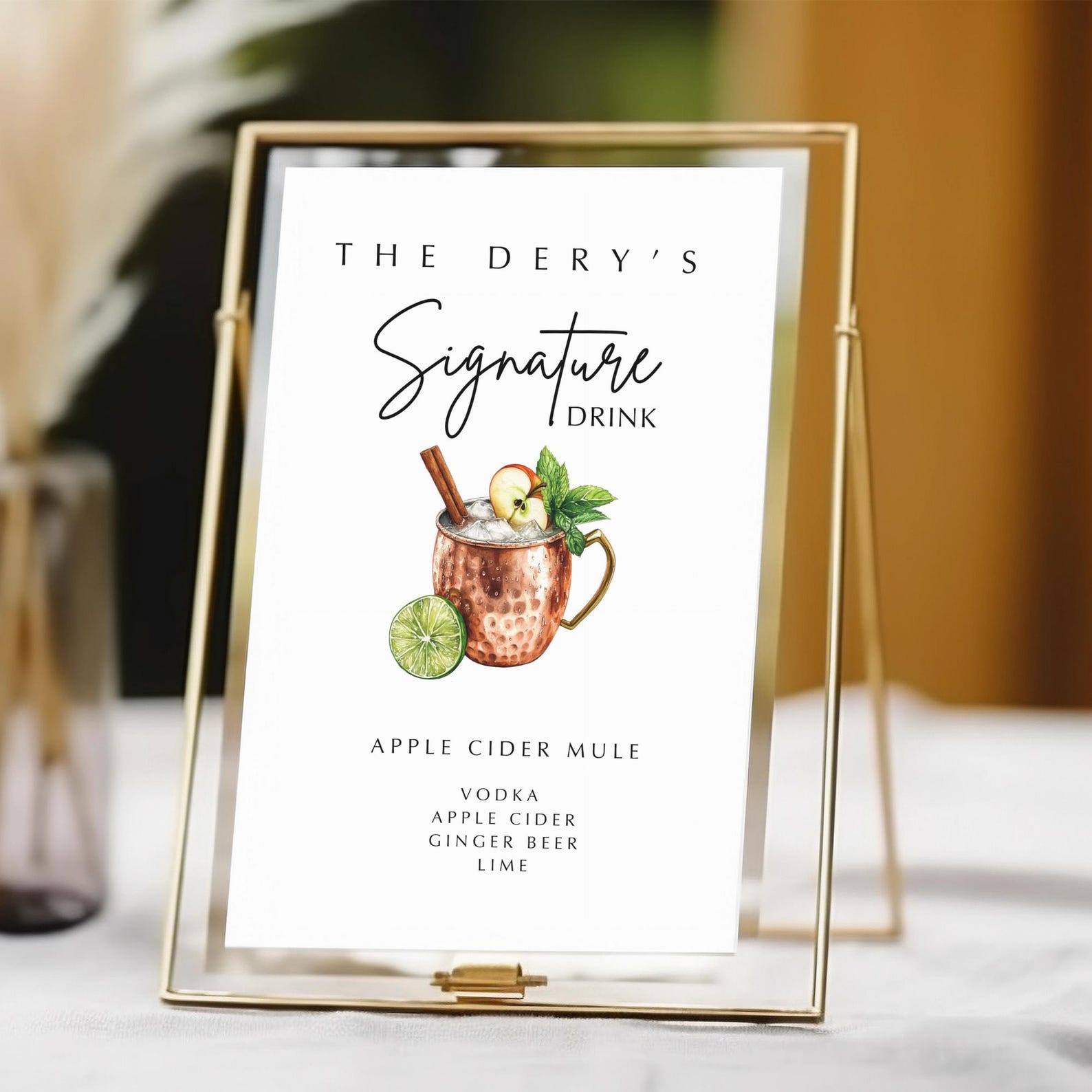 Apple Cider Mule Clipart, Watercolor Moscow Mule, Watercolor Cocktail ...