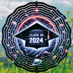 Class 2024 Graduation Wind Spinner , Wind Spinner Sublimation Design ...