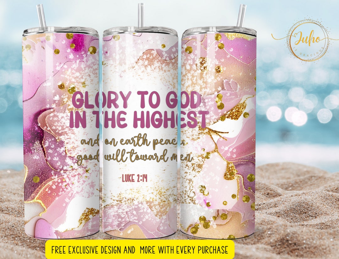 20oz Bible Scriptures Skinny Tumbler Png , Digital Download , Bible ...