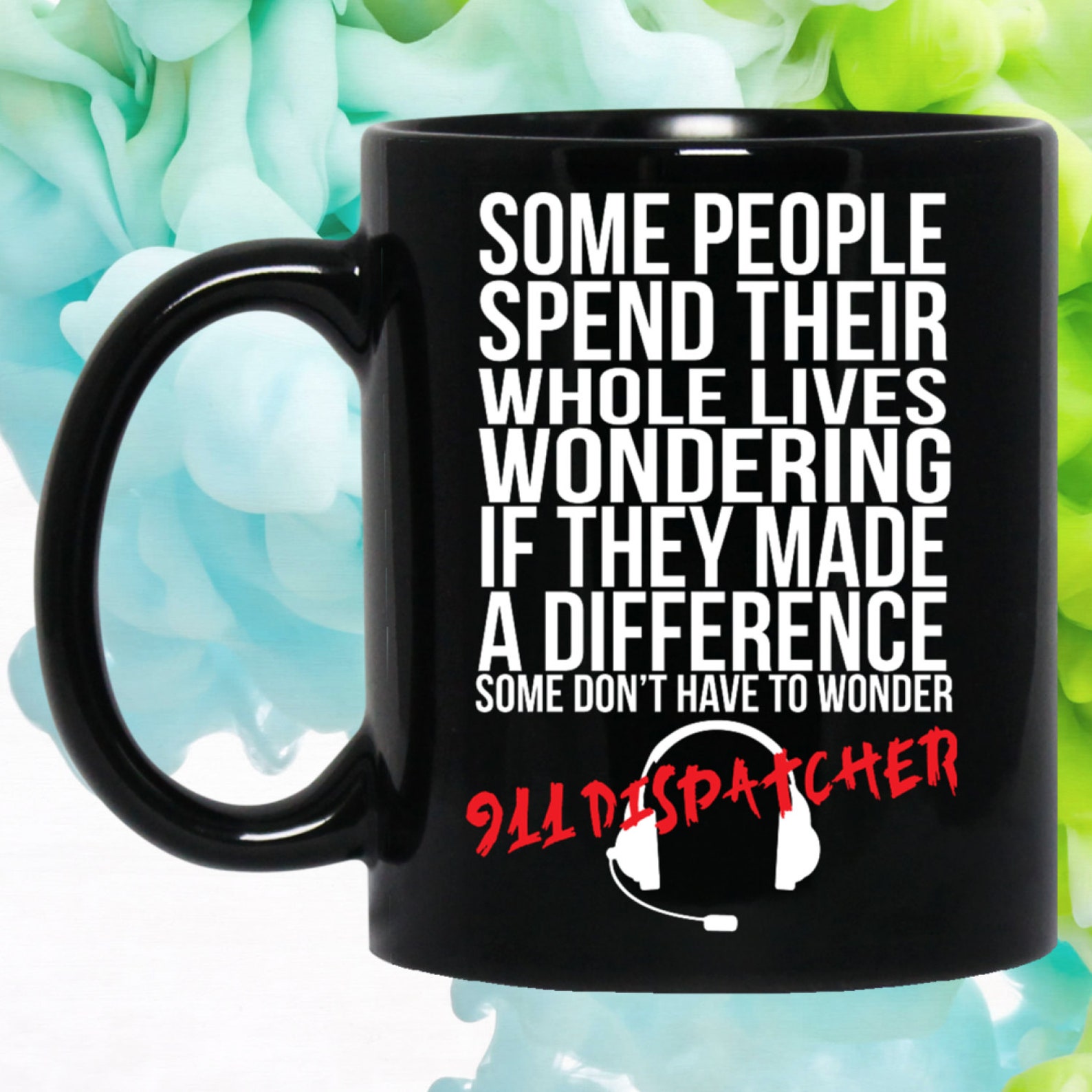 911 Dispatcher Black911 Operator Gift For Birthday Police | Etsy