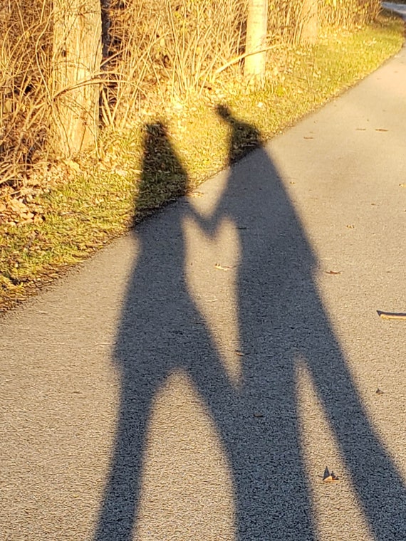 Couple Shadow Nature Trail Photo Artwork Pair Download - Etsy