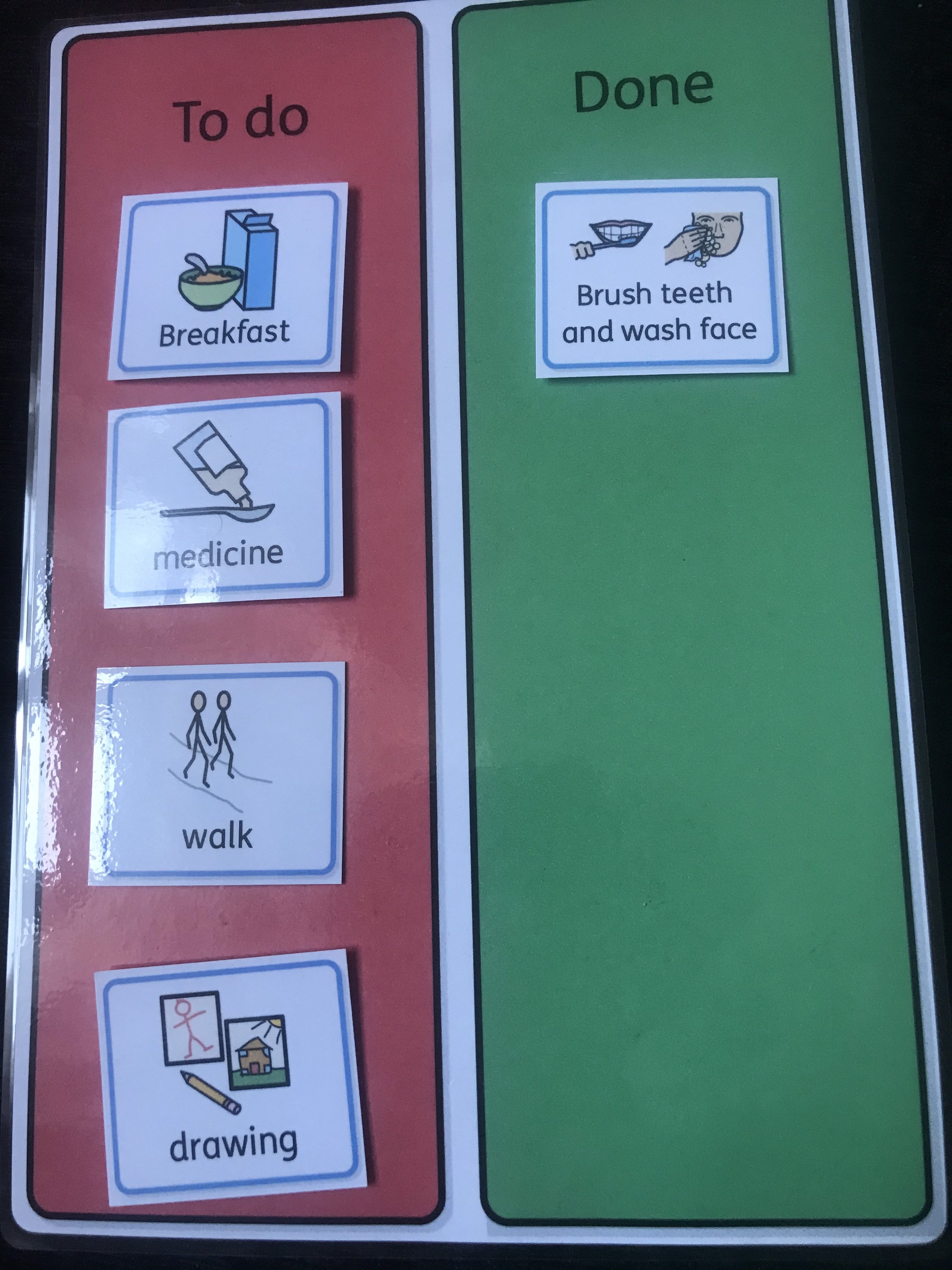 To Do Visual Schedule - With 20 PECS - Autism - Adhd - Sen- Learning ...