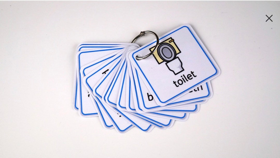 My Starter Lanyard With 14 PECS Autism Adhd Sen Learning Disability - Etsy