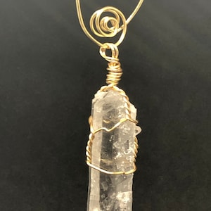 Quartz Crystal Point Ornament, Boho Christmas Ornaments, Crystal ...