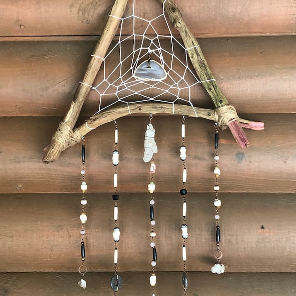 Crystal Dreamcatcher - Etsy