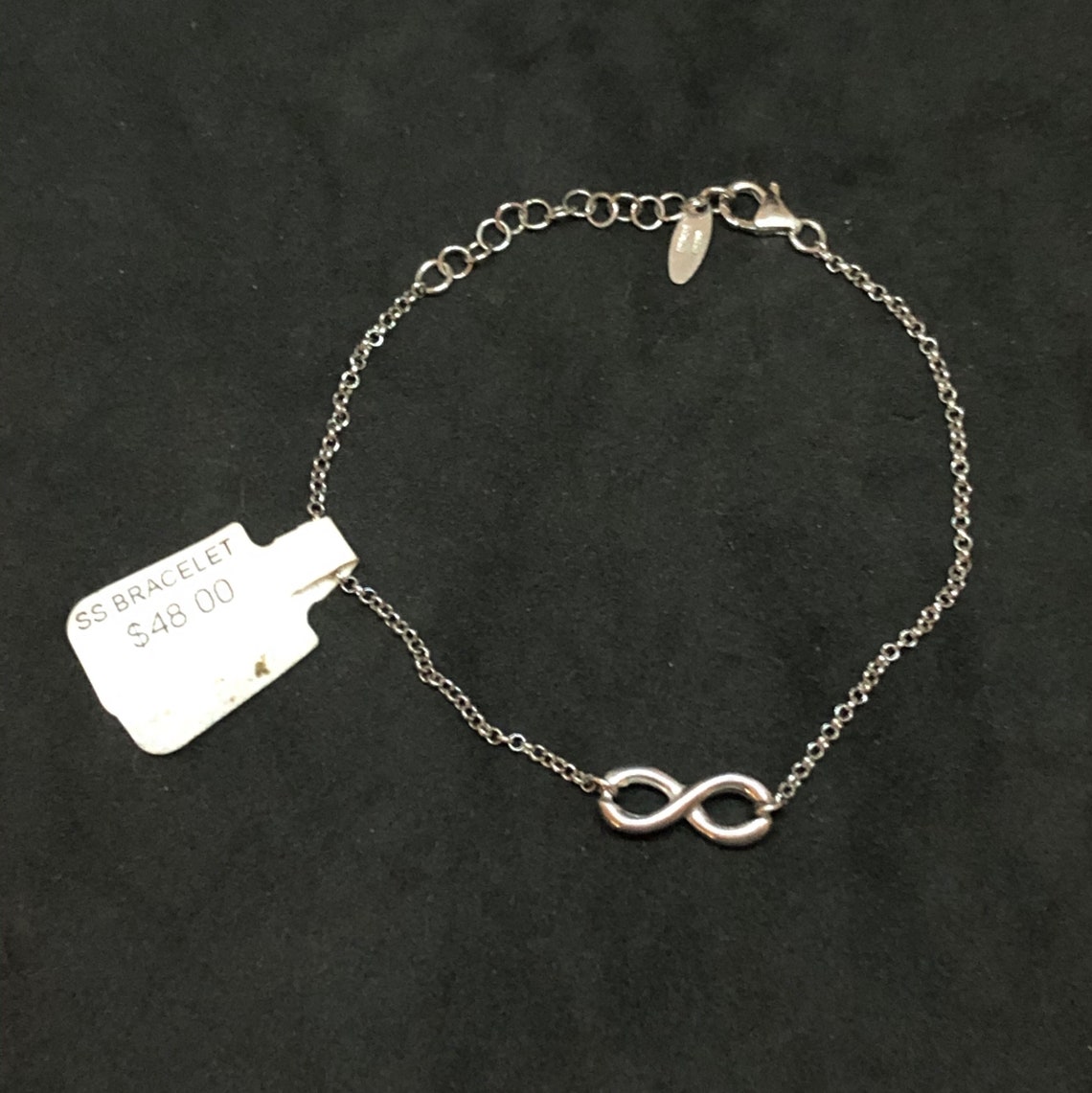925 Italian Infinity Bracelet, Sterling Silver Infinity Symbol ...
