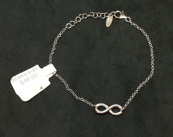 INFINITY BRACELET, 925 Sterling Silver Bracelet - Etsy