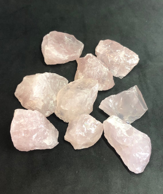 Rose Quartz Chunk Rose Quartz Crystals for Love Crystal | Etsy