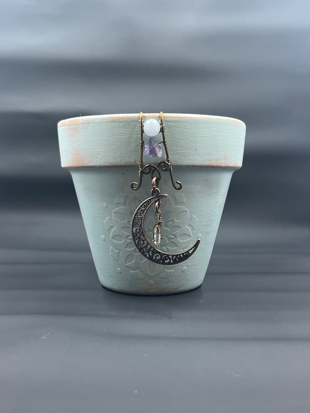 Plant Hugger, Pot Hugger, Crystal Pot Hugger, Plant Decoration, Garden ...