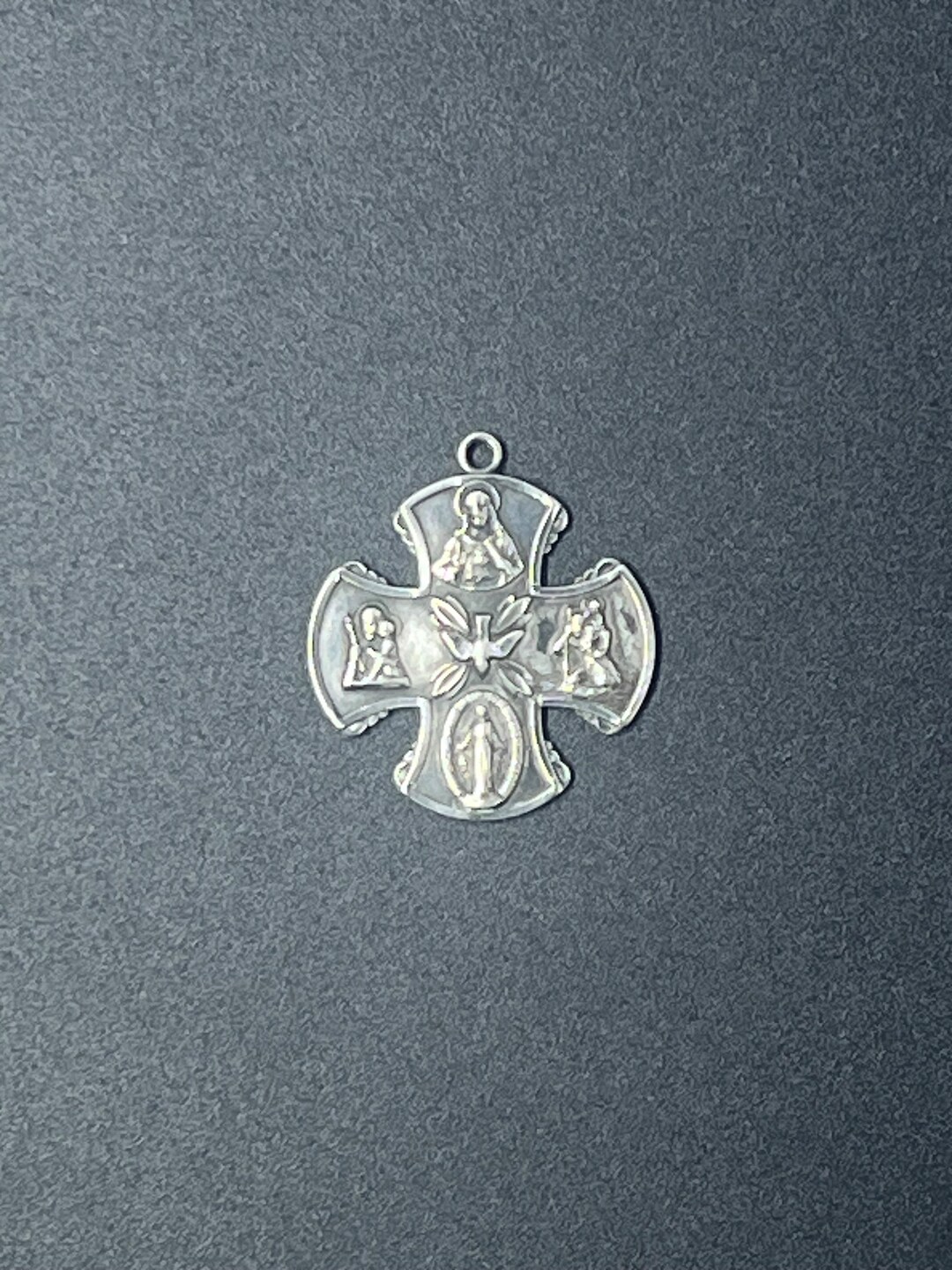 925 Sterling Silver Catholic Cross, I Am Catholic Call A Priest Pendant ...