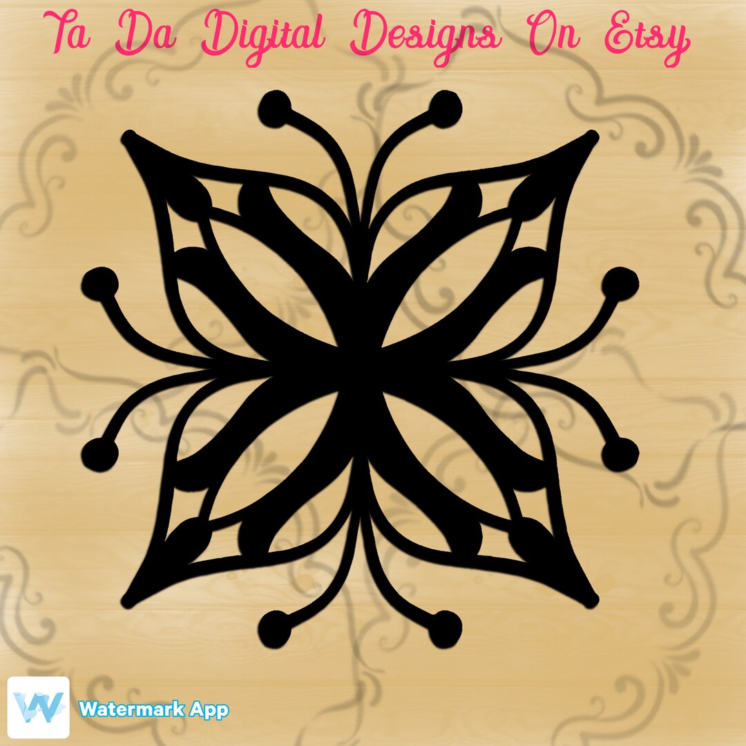 Butterfly Svg / Butterfly Mandala Svg - Etsy