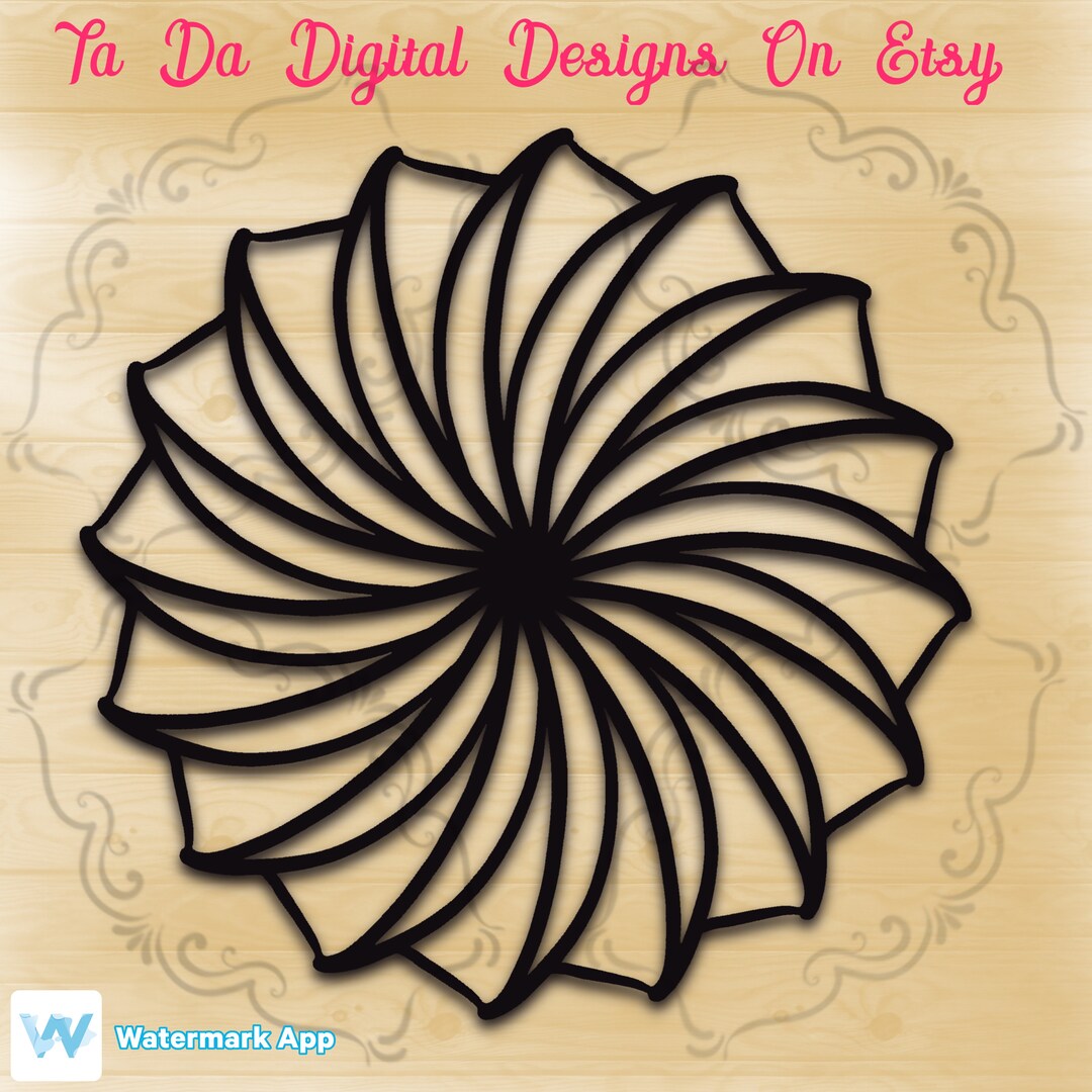 Flower Mandala Svg - Etsy