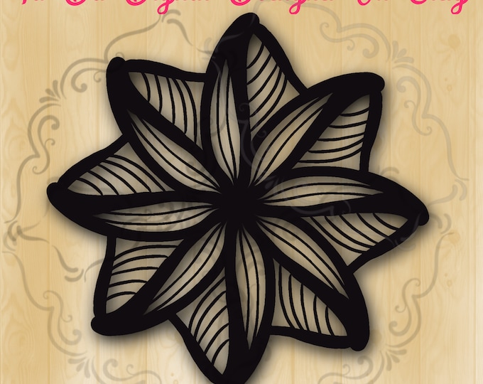 Flower Mandala Svg - Etsy