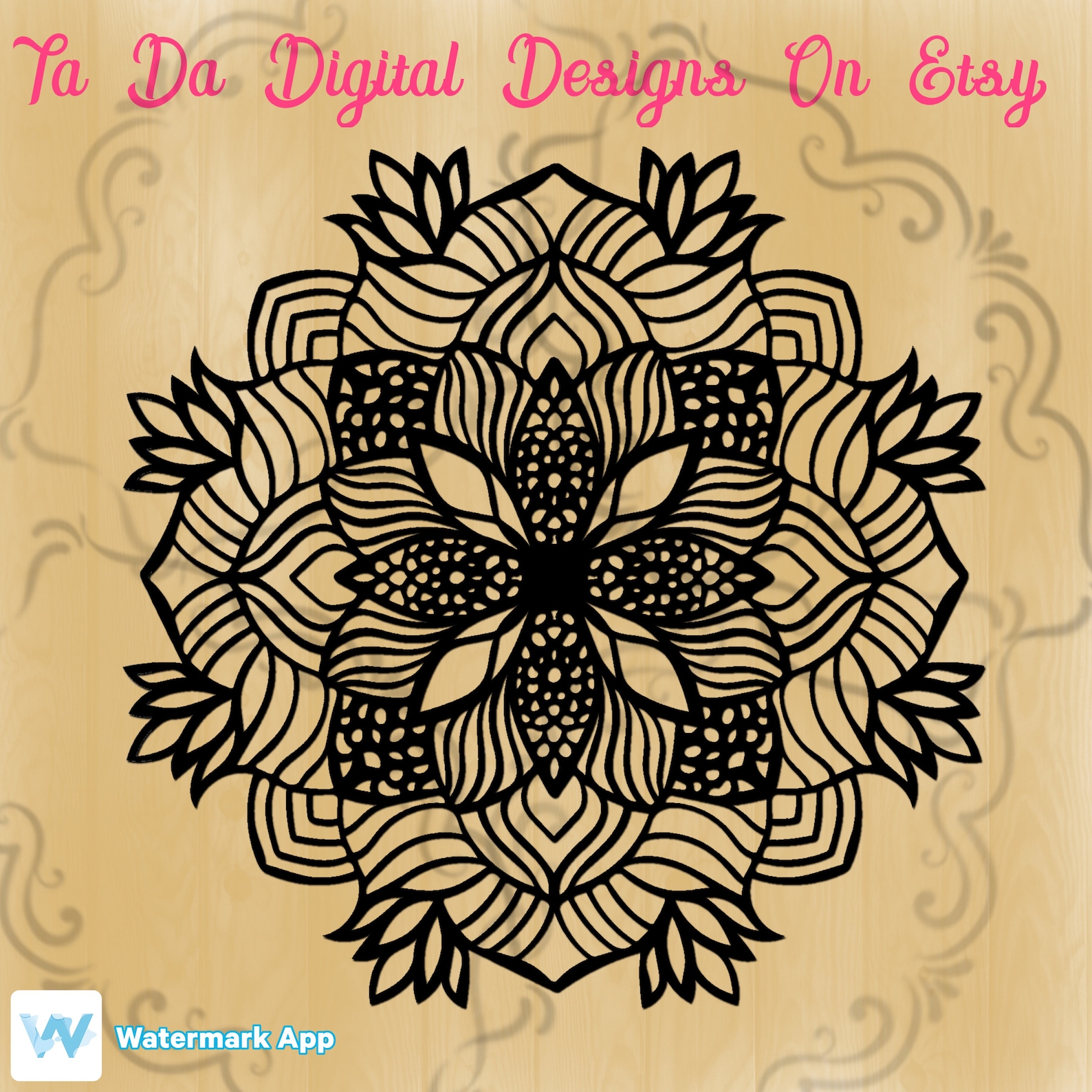 Flower Mandala Svg / Mandala Svg - Etsy