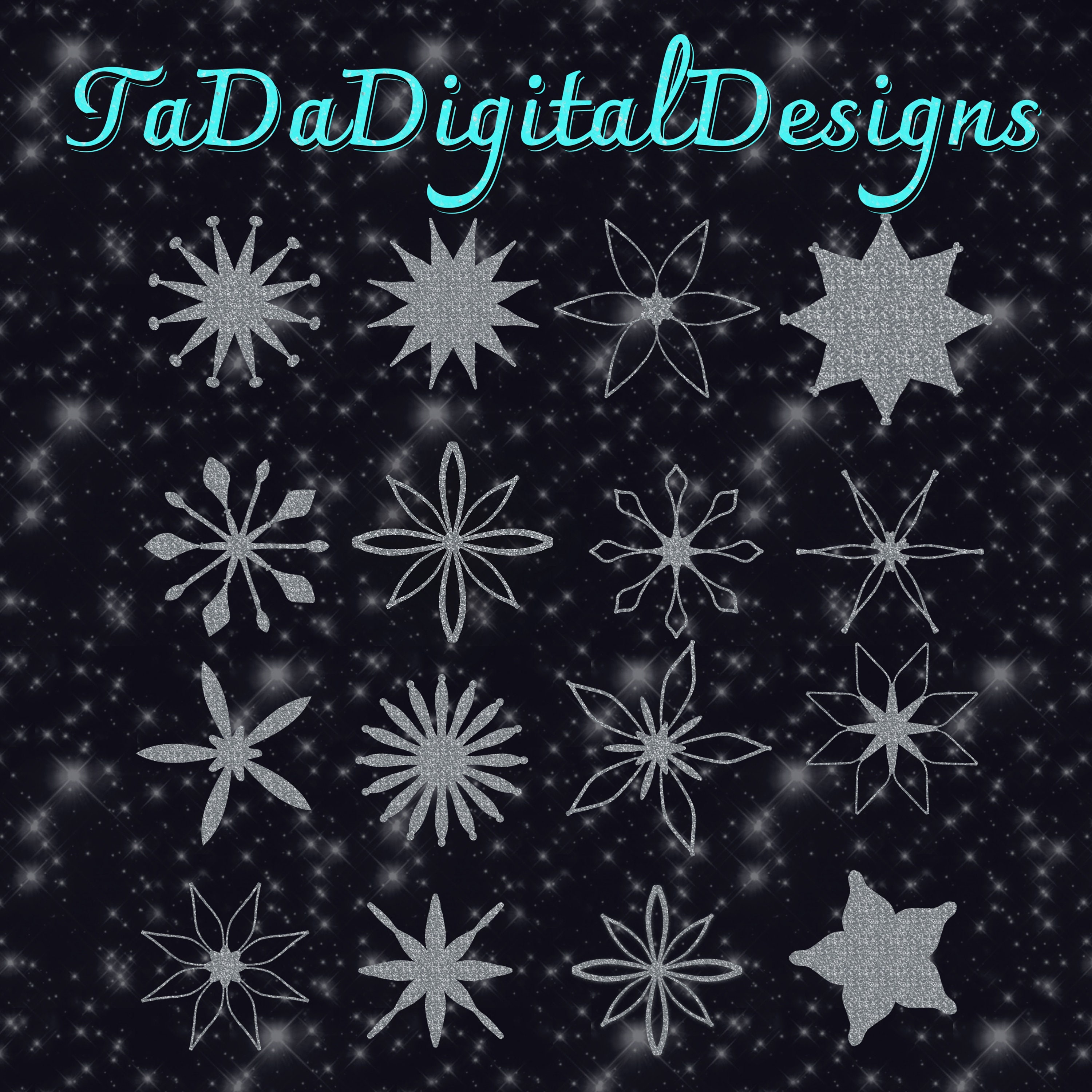 Star Svg Set of 16 - Etsy