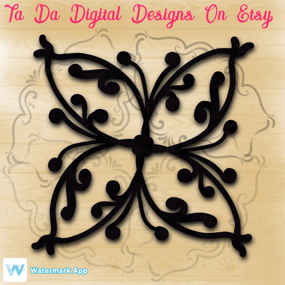 Mandala Svg / Butterfly Svg - Etsy