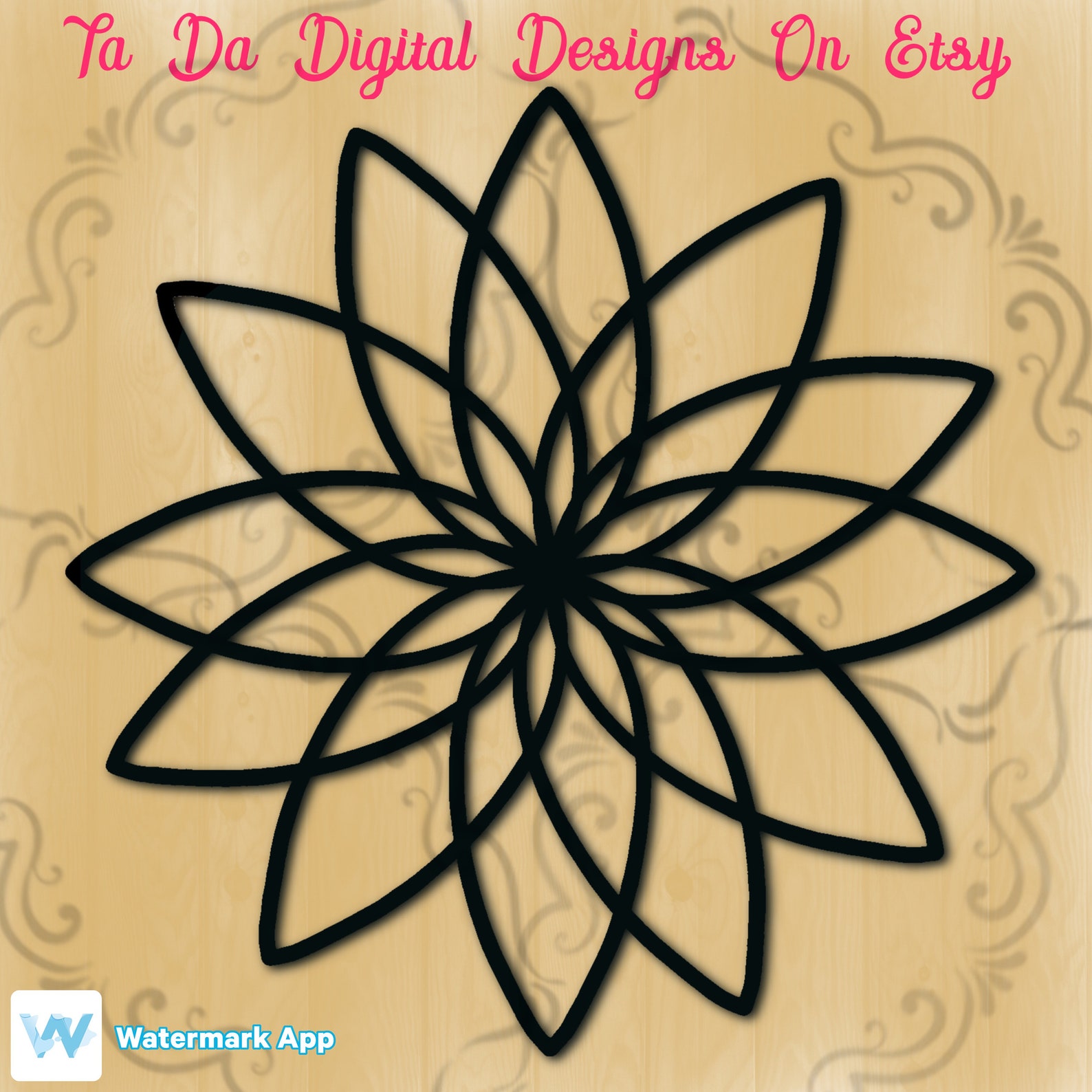 Mandala Svg/flower Mandala Svg - Etsy