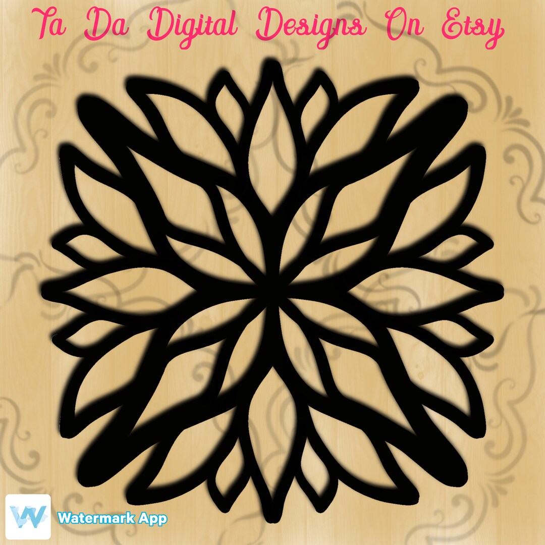 Flower Mandala Svg / Mandala Svg - Etsy