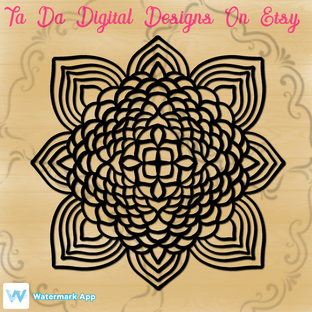 Mandala Svg / Png Sunflower Mandala Svg / Png - Etsy