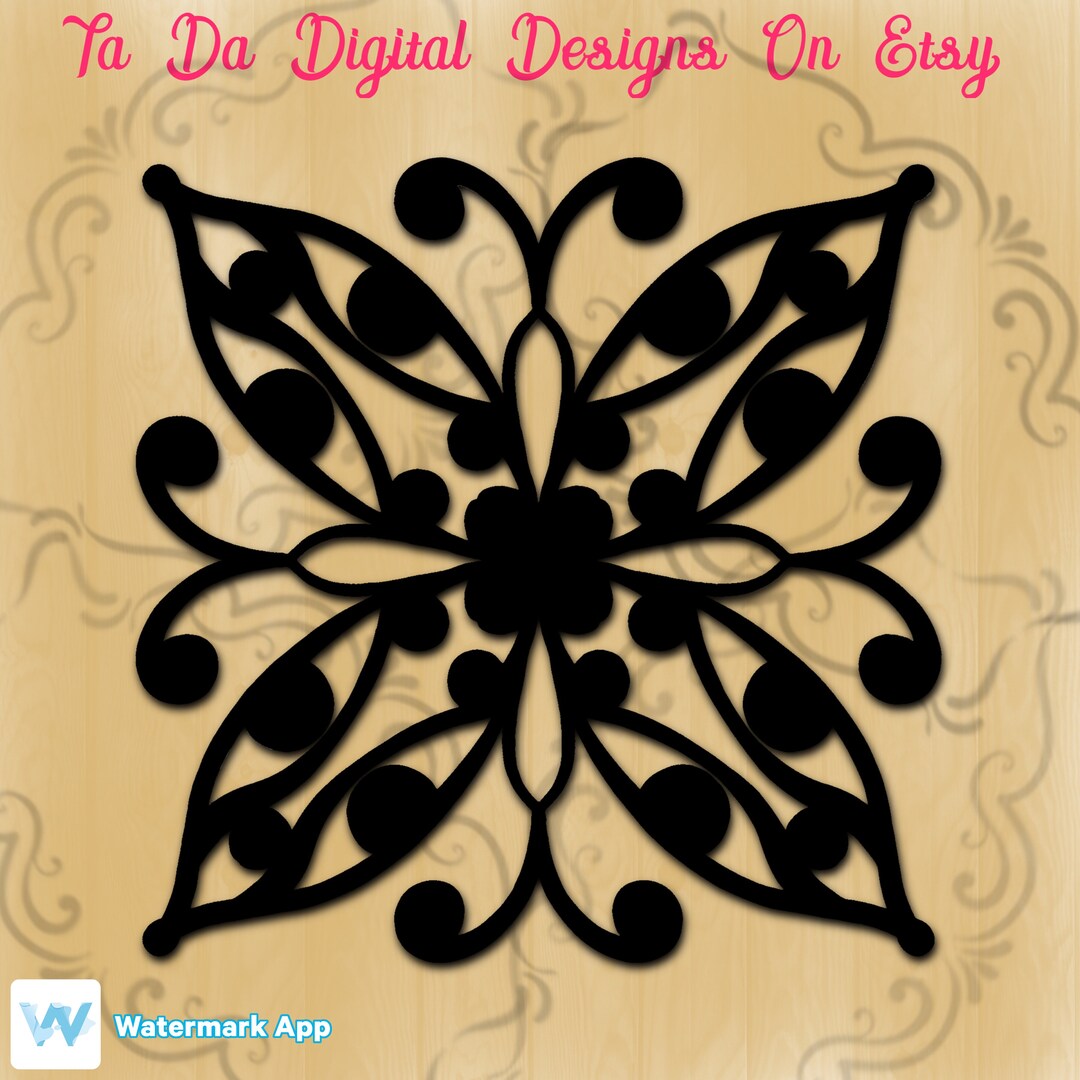 Butterfly Svg / Butterfly Mandala Svg - Etsy