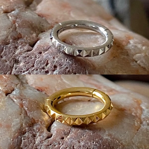 Silver Pyramid Ring - Etsy