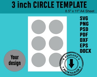 3 Inch Circle | Etsy